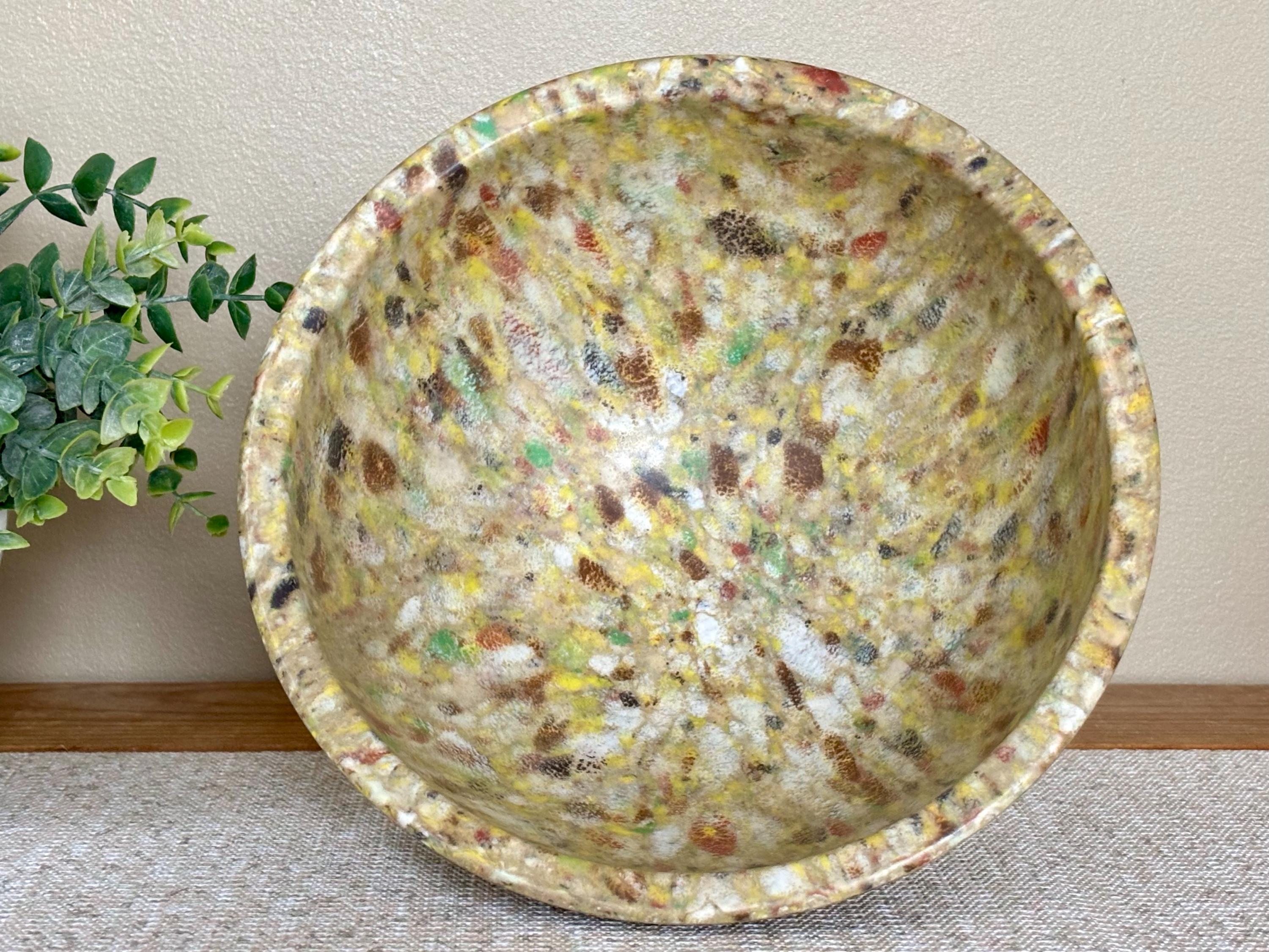 Texas Ware Vintage Splatter Confetti Melamine Bowl - Etsy