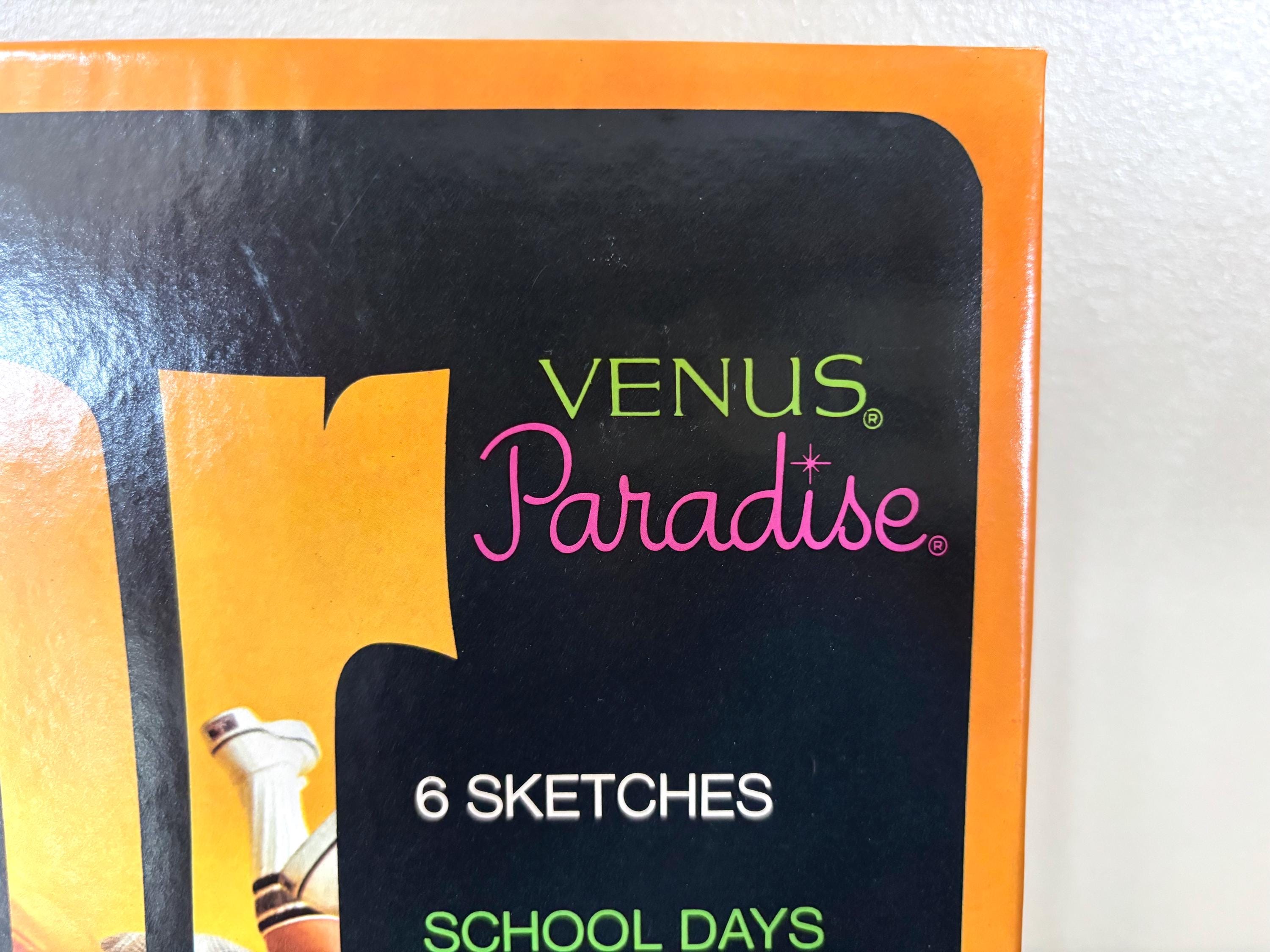 Vintage 1970’s Venus Paradise Color by Number “school Days”-sealed New ...