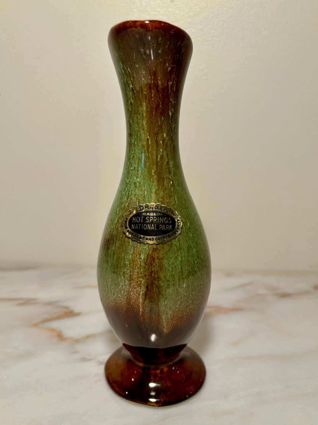 Vintage Original Dryden Crystal Quartz Pottery-made in Hot Springs ...