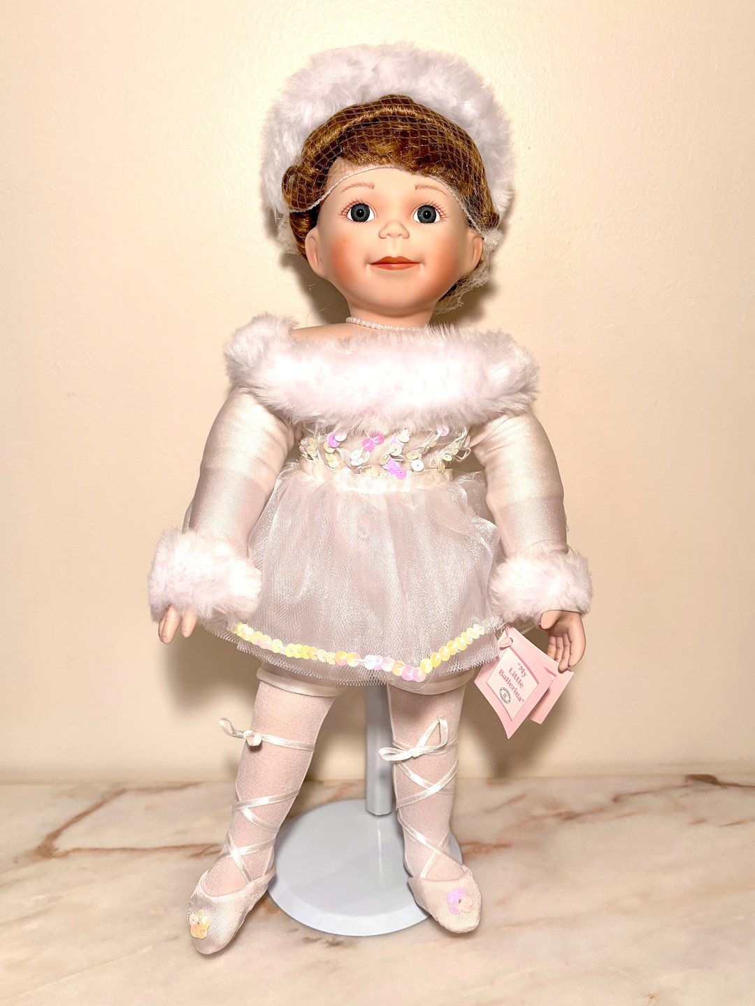 Ashton-drake Galleries 16 Inch Porcelain Doll My Little Ballerina ...