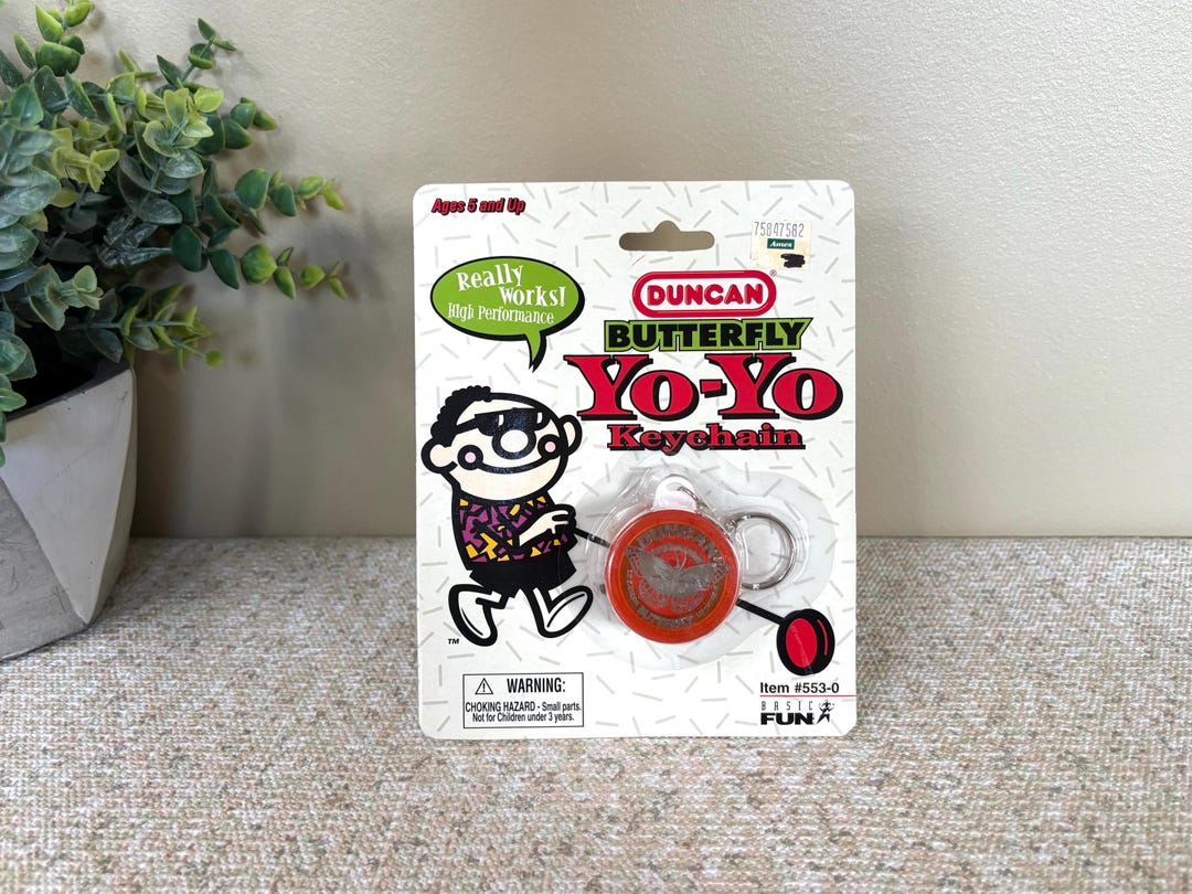 1999 Vintage Original Duncan Butterfly Yo-yo Keychain- New in Unopened ...