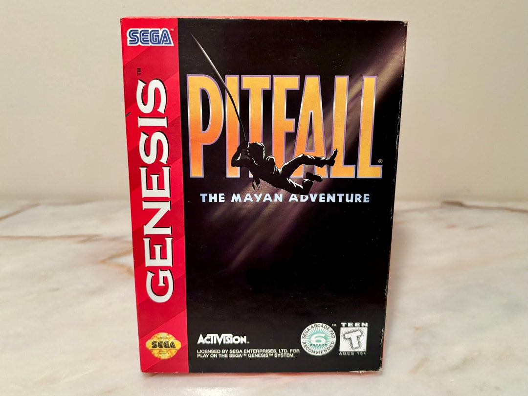 Vintage Sega Genesis 1994 Pitfall: the Mayan Adventure Game-tested - Etsy