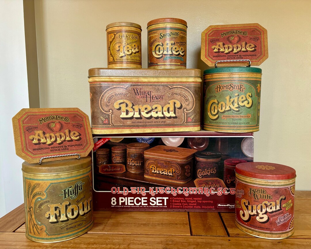 Ballonoff 1979 8 Piece Canister Set-new/opened Box RARE Find - Etsy