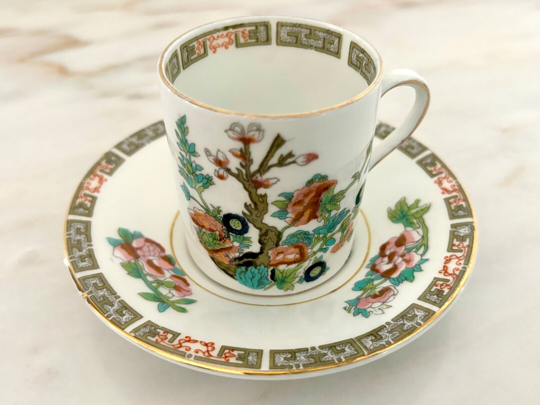 Colclough Bone China Cup & Saucer. Beautiful Floral Design Made in ...