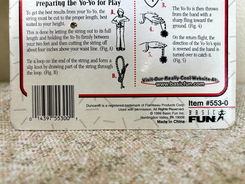 1999 Vintage Original Duncan Butterfly Yo-yo Keychain- New in Unopened ...
