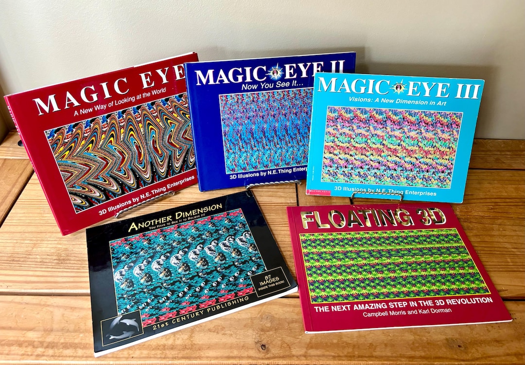 1990s Vintage Magic Eye & Floating 3D Books - Etsy