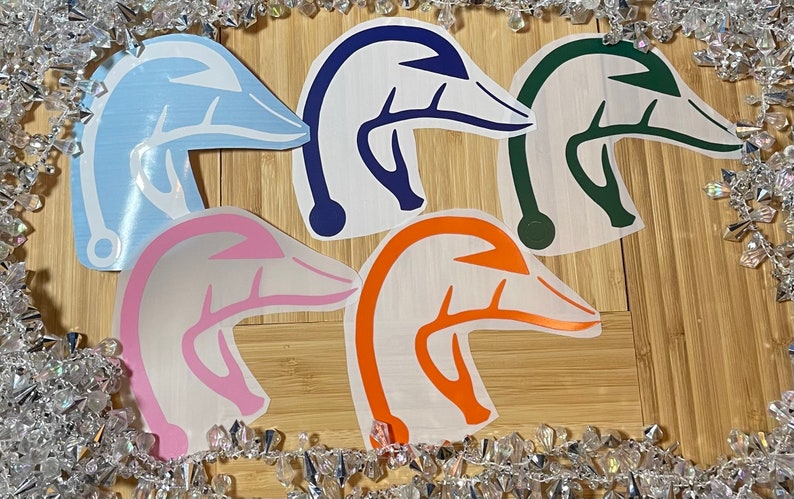 Hook and Antler Sticker Duck and Antler Decal Duck Hook Decal Duck ...