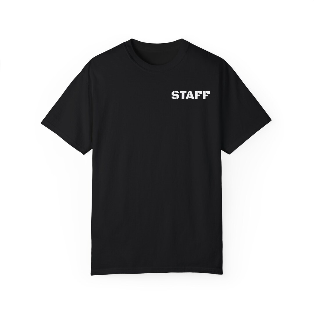 Exclusive Staff Statement Tee - Front- Subtle Elegance, Back- Bold ...