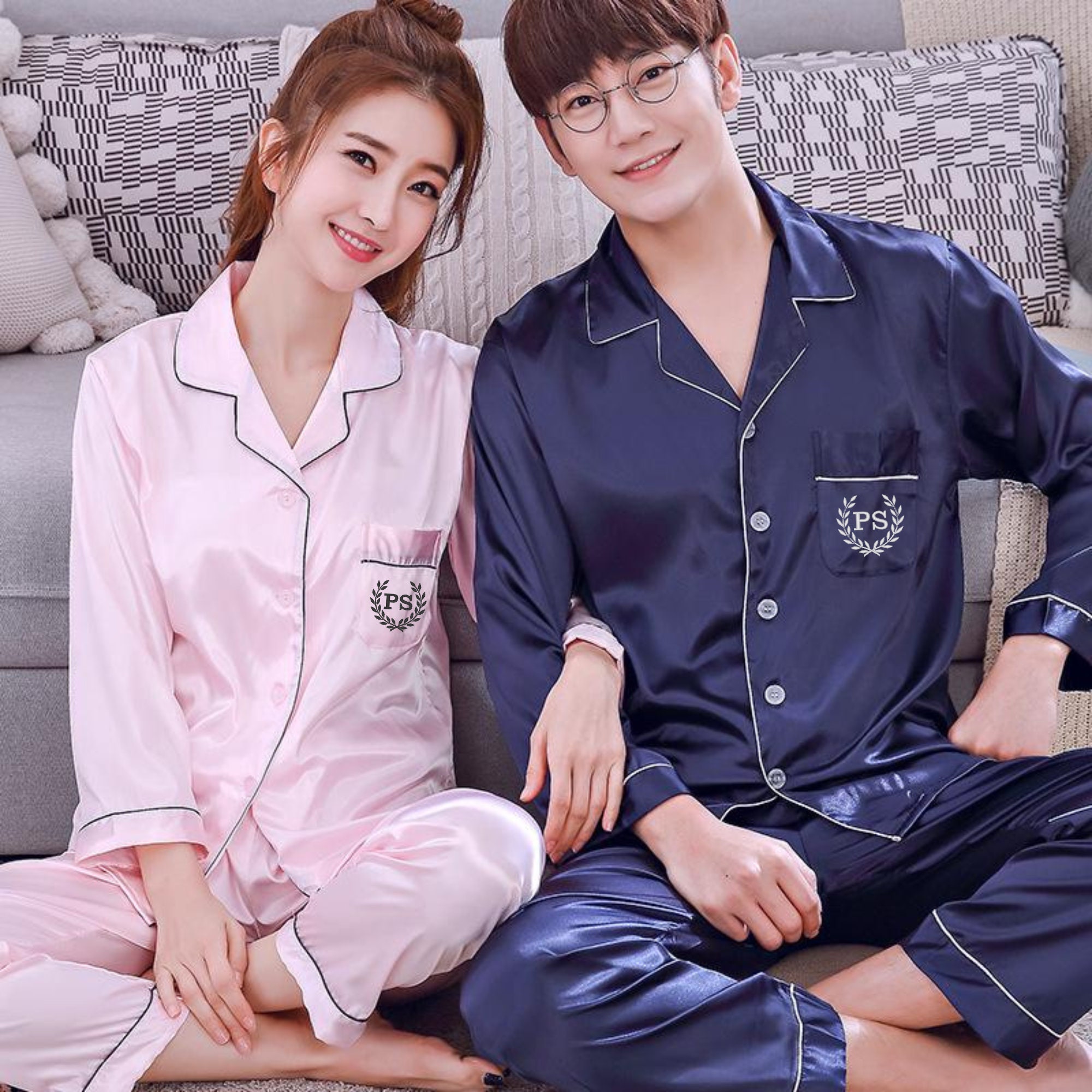 Couples Gift, Couples Pajamas, Matching Family Pajamas, Gift for Him ...