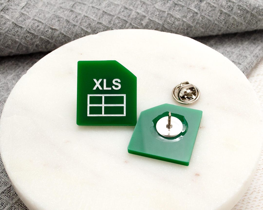 Spreadsheet Lapel Pin, Gift Idea for Accountant CPA Tax Finance Data ...