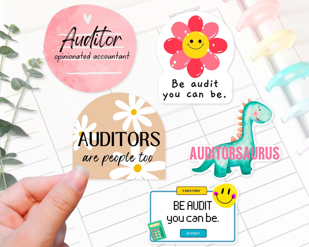 Sticker for Auditor, Funny Quote, Matte Vinyl Paper, Gift Idea for ...