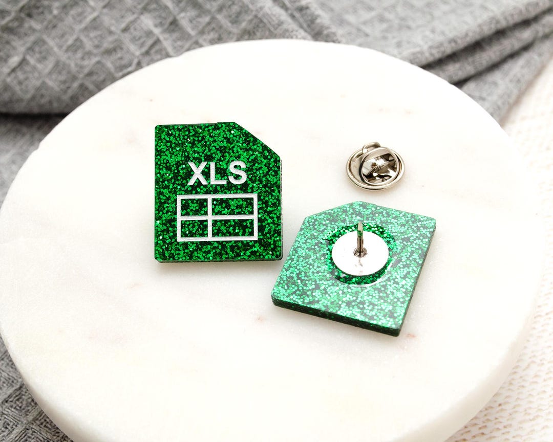 Spreadsheet Lapel Pin, Gift Idea for Accountant CPA Tax Finance Data ...