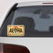 Retro Hawaii ALOHA License Plate Sticker: 80s Beach Vibes Decal - Etsy