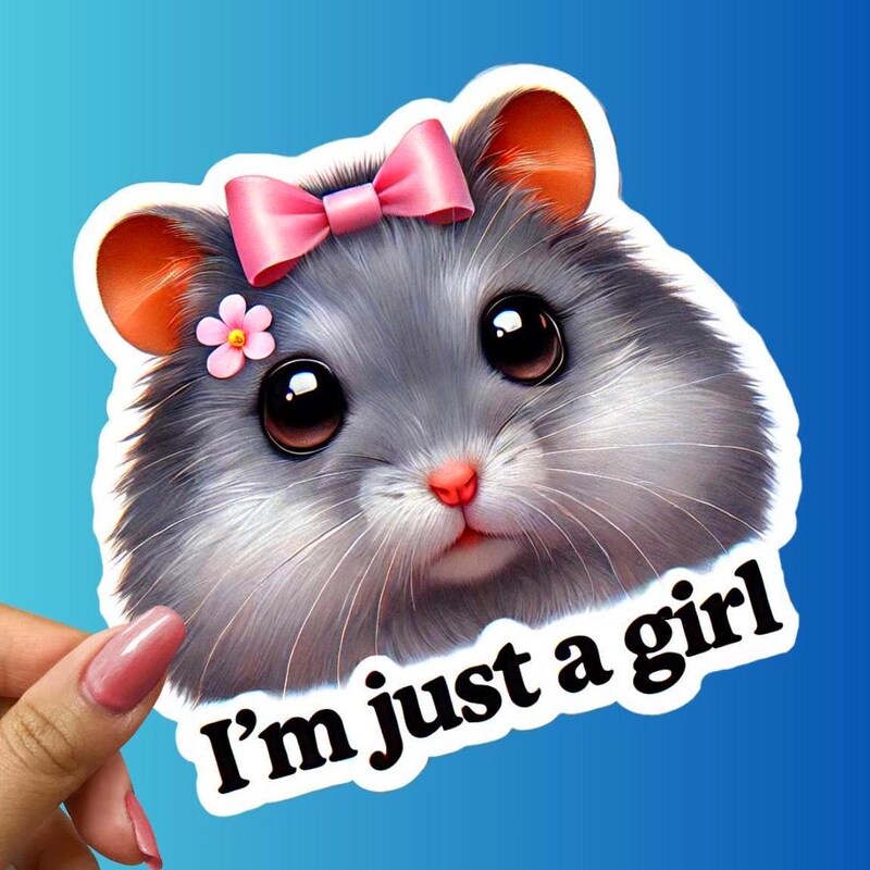 Im Just a Girl Hamster - Etsy