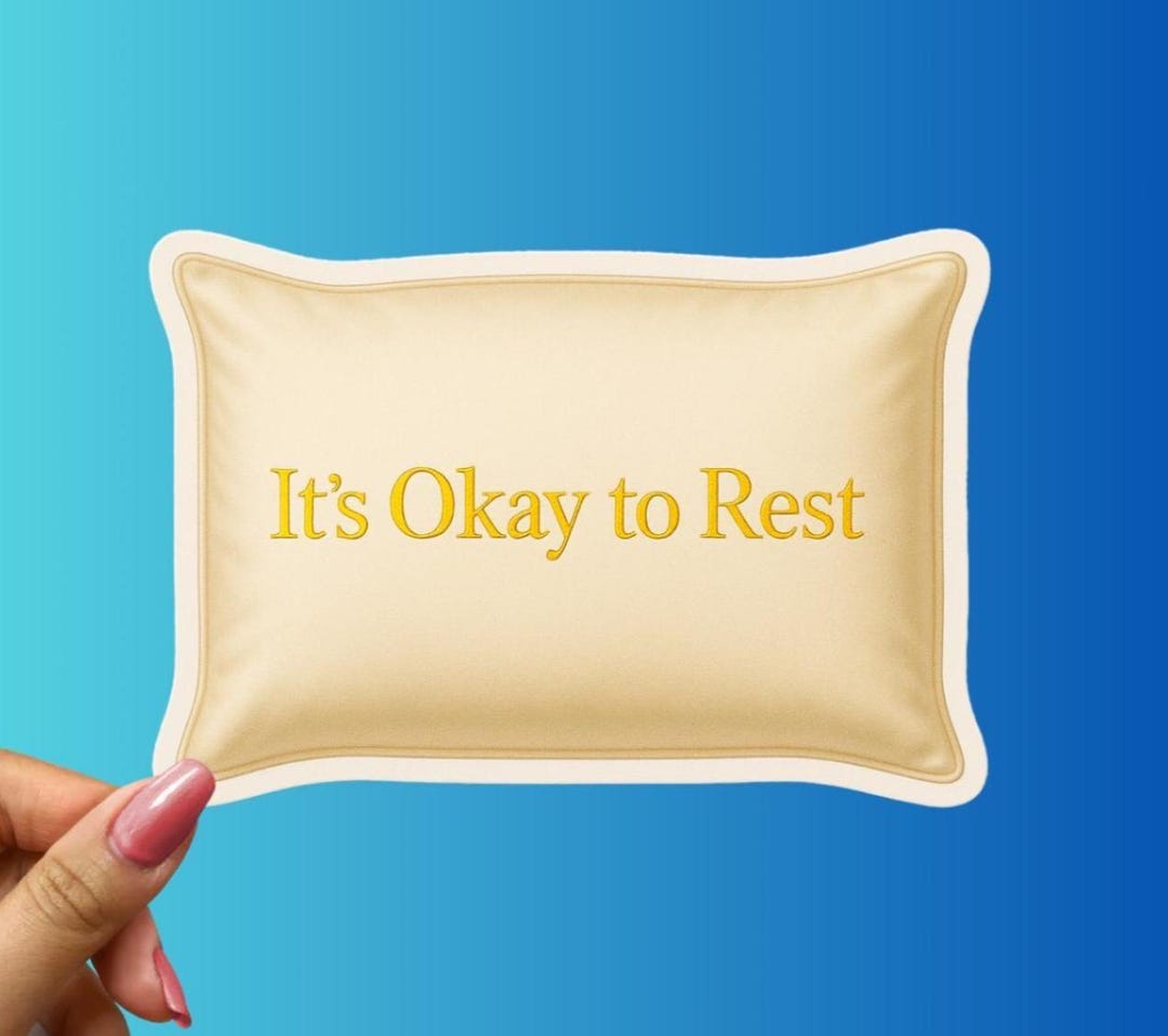 It's Okay to Rest Sticker: Self Care Decal for Laptop, Journal - Etsy
