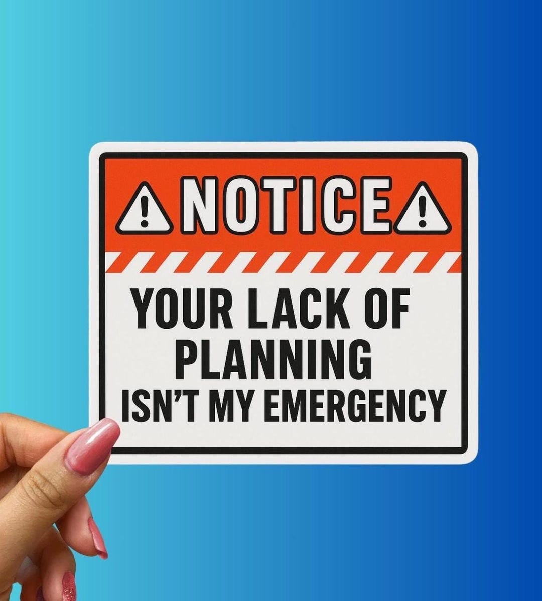 Funny Office Emergency Sticker: Sarcastic Coworker Gift, Work Humor - Etsy
