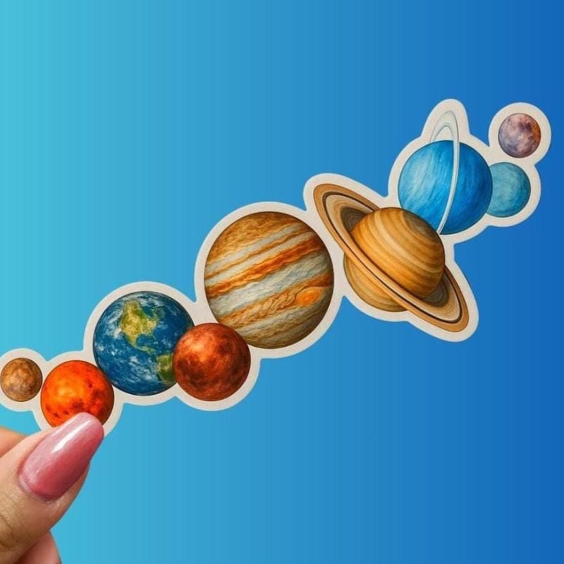 Solar System Decal - Etsy