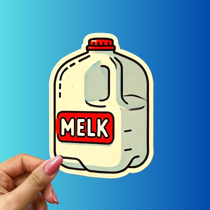 Milk Jug Decal - Etsy