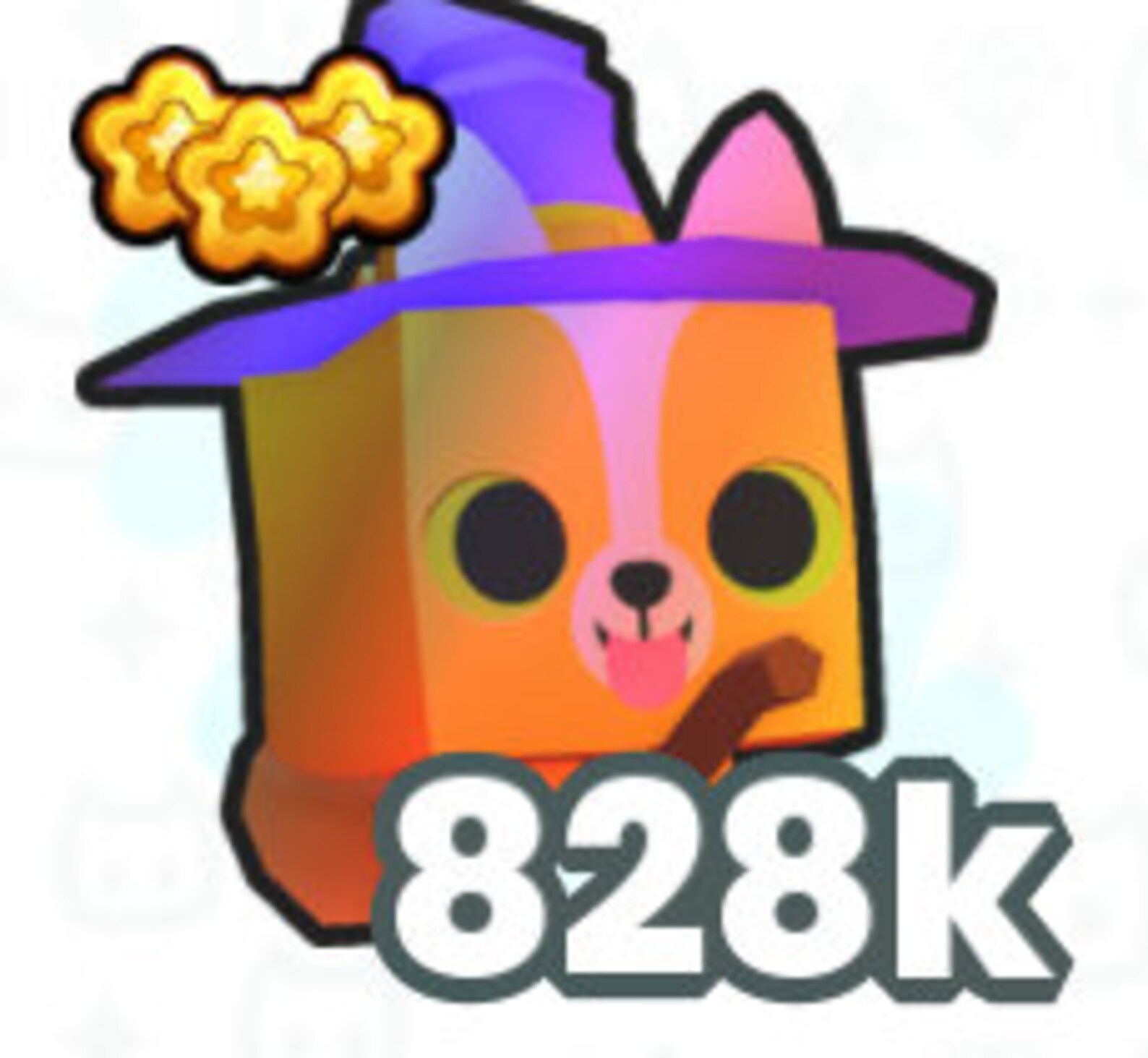 2x Rainbow Broomistick Corgis Pet Sim 99 CHEAP - Etsy