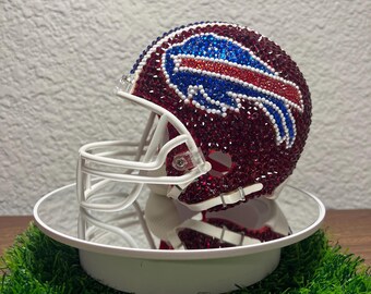 Swarovski Crystal Buffalo Bills Mini Helmet Bling Helmet Dad Gift Ideas ...