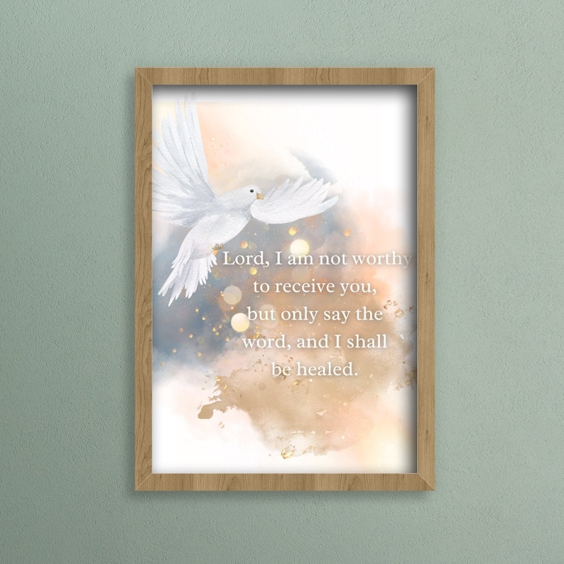 Holy Communion Poster | Instant Download | Wall Art | Blessings ...