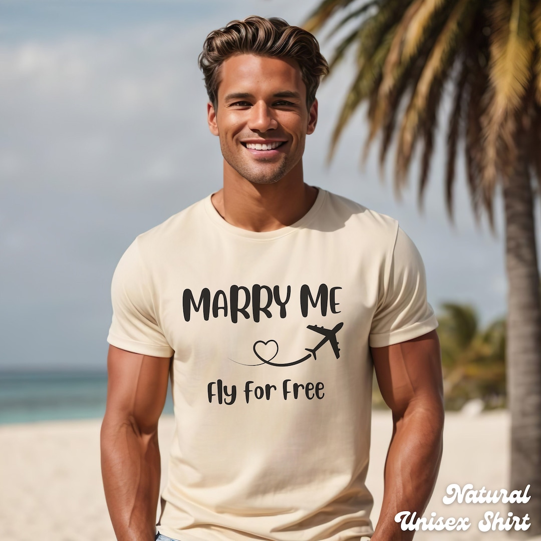 Marry Me Fly for Free T-shirt, Airline Staff Shirt, Pilot Shirt ...