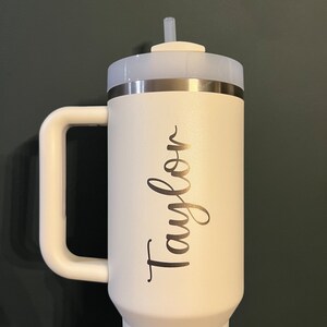 Name Laser Engraved 40 Oz 30 Oz Custom Tumbler, Personalized Stnley ...