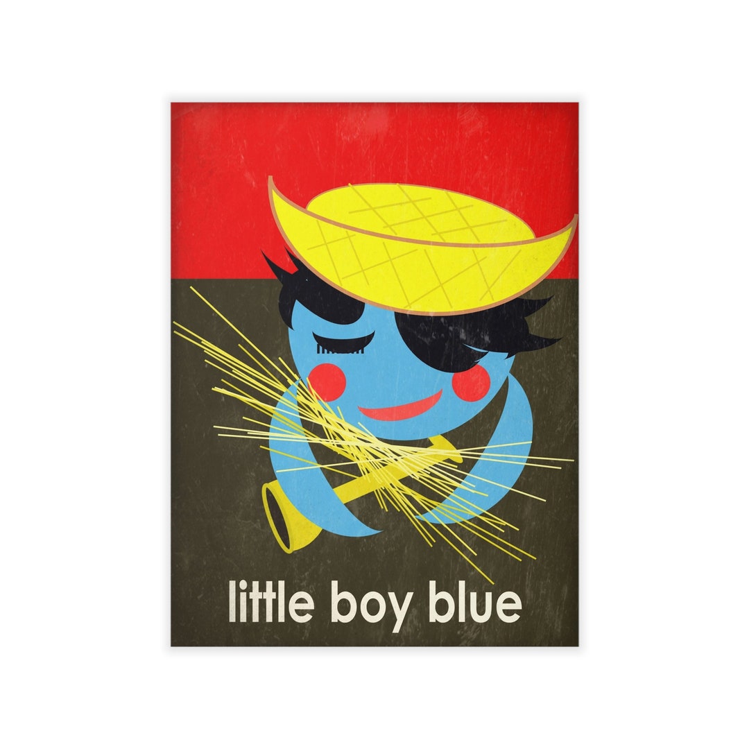 Little Boy Blue Wall Decal - Etsy