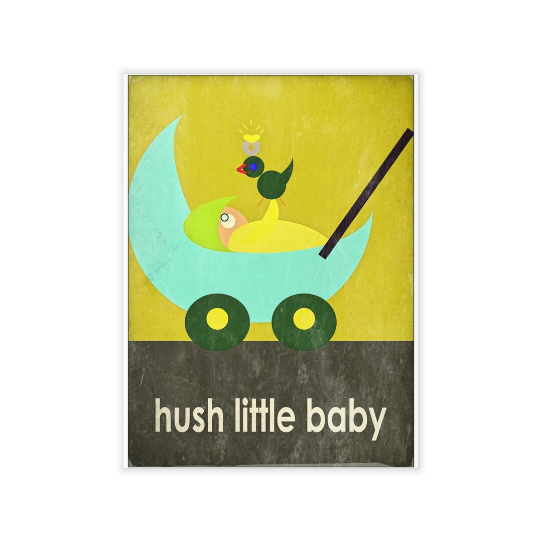 Hush Little Baby Wall Decal - Etsy