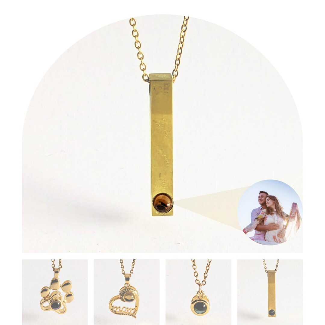Photo Projection Necklace, Projection Necklace • Photo Necklace ...