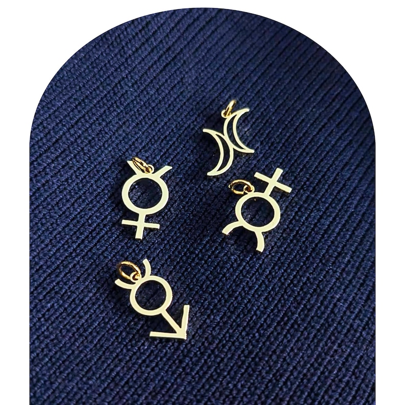 Pansexual Necklace, Pan, Custom Gender Symbol, Feminist, Double Venus ...