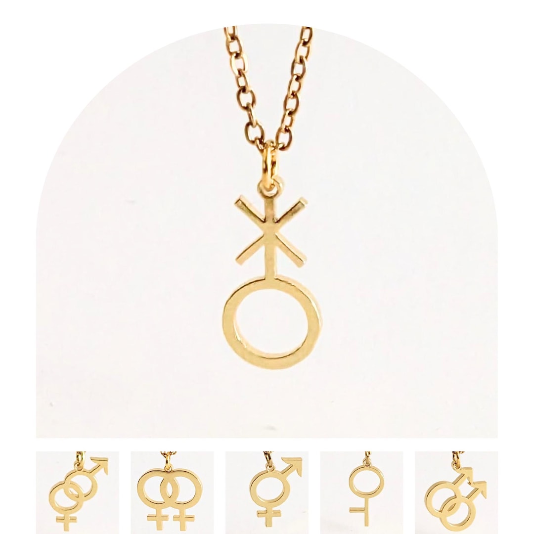 Non Binary Necklace, Nonbinary Necklace, Nb Necklace, Enby Necklace ...