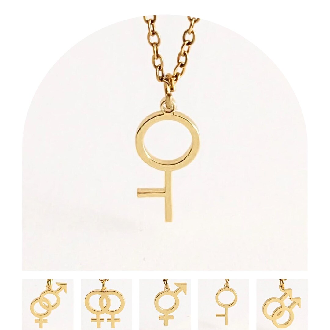 Demi-girl Necklace, Demi Girl Necklace, Demigirl Necklace, Gender ...