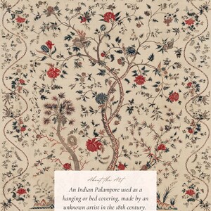 MAILED Giclée Print Indian Palampore Textile Design Print Antique ...