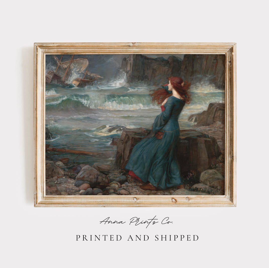 MAILED Giclée Print | Miranda From the Tempest Shakespeare Painting ...