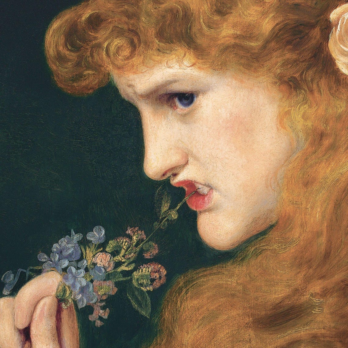 MAILED Giclée Print | Love's Shadow Vintage Pre-raphaelite Painting ...