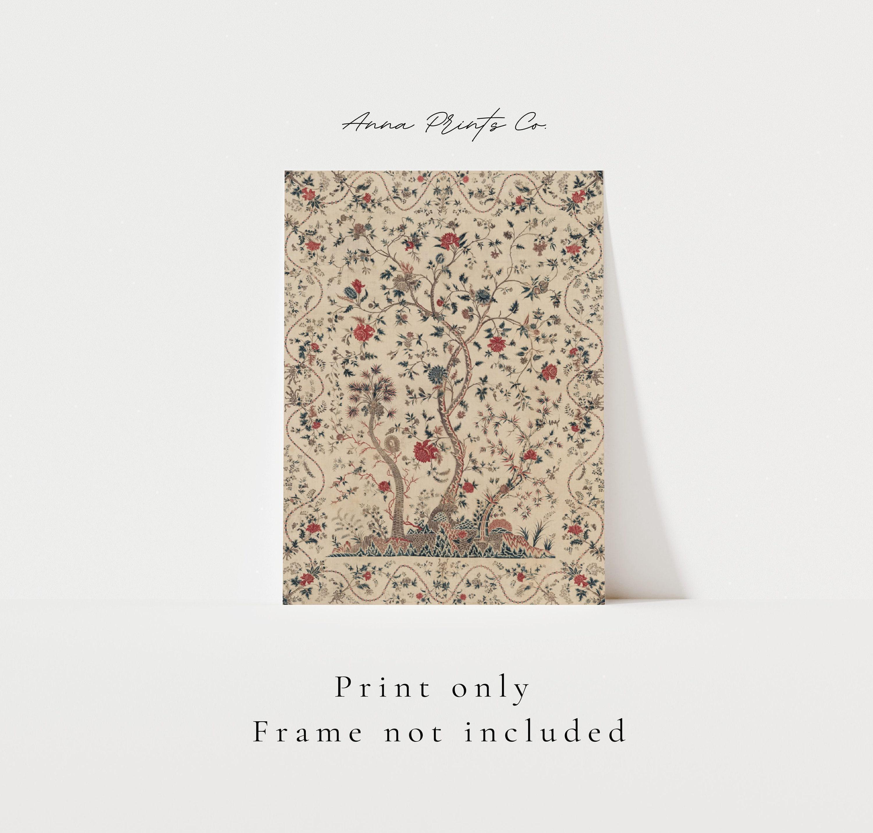 MAILED Giclée Print | Indian Palampore Textile Design Print | Antique ...
