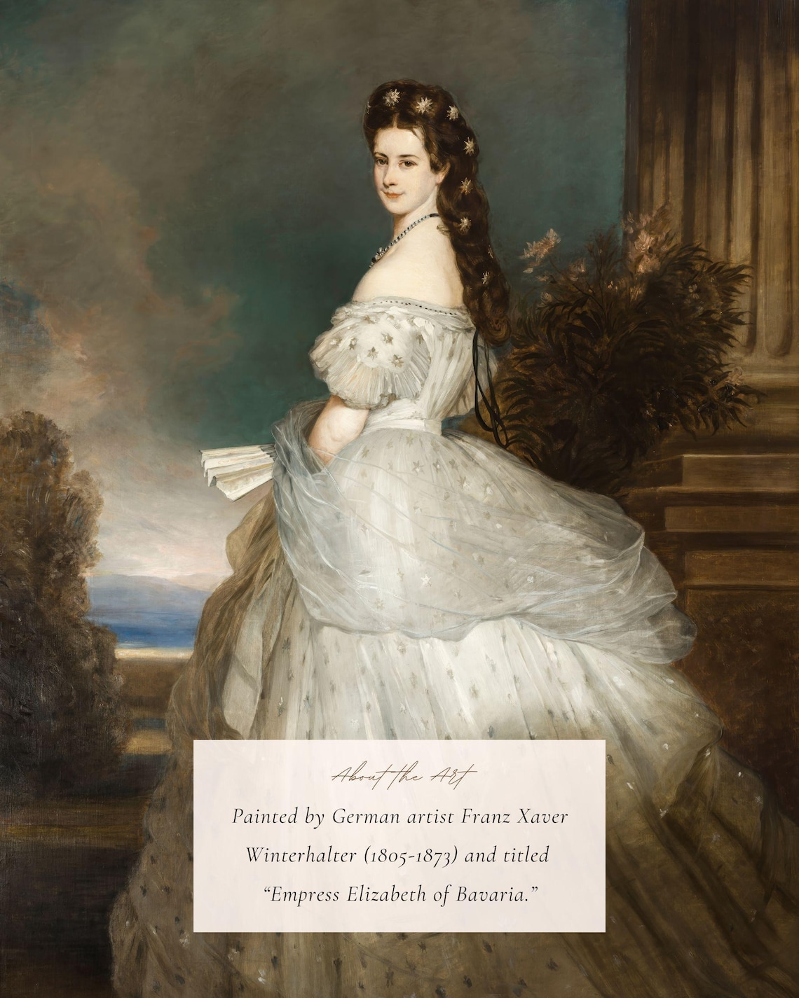 MAILED Giclée Print | Empress Elizabeth of Bavaria Portrait Painting ...