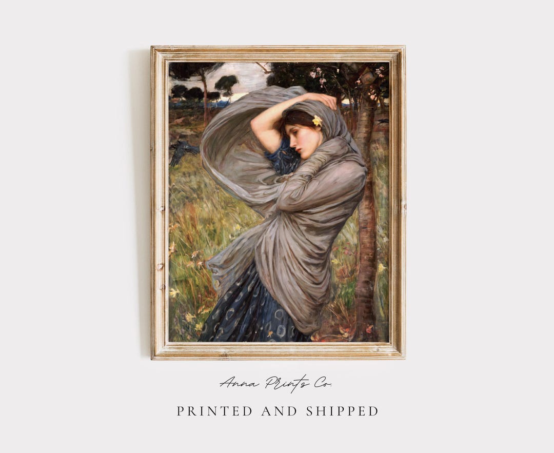 MAILED Giclée Print | Boreas John William Waterhouse Remastered ...