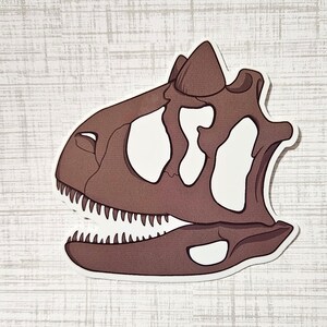 Dinosaur Skulls Vinyl Sticker Pack - Paleontology Stickers ...