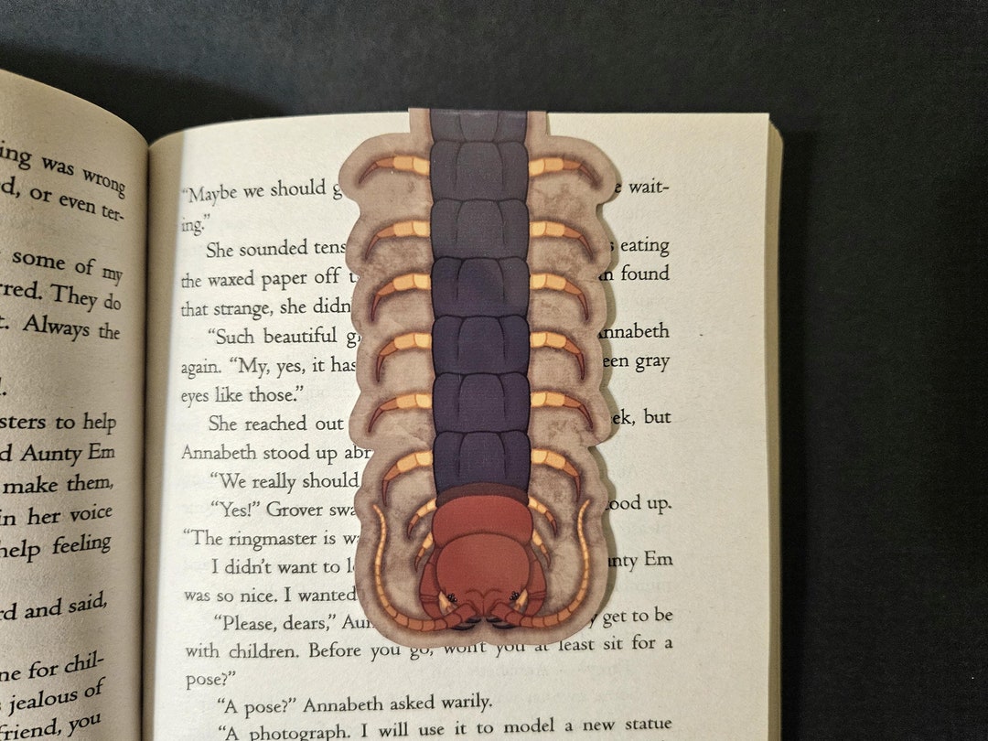 Giant Desert Centipede Magnetic Bookmark - Nature Insect Clip on ...