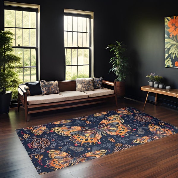 Butterfly Rug - Etsy