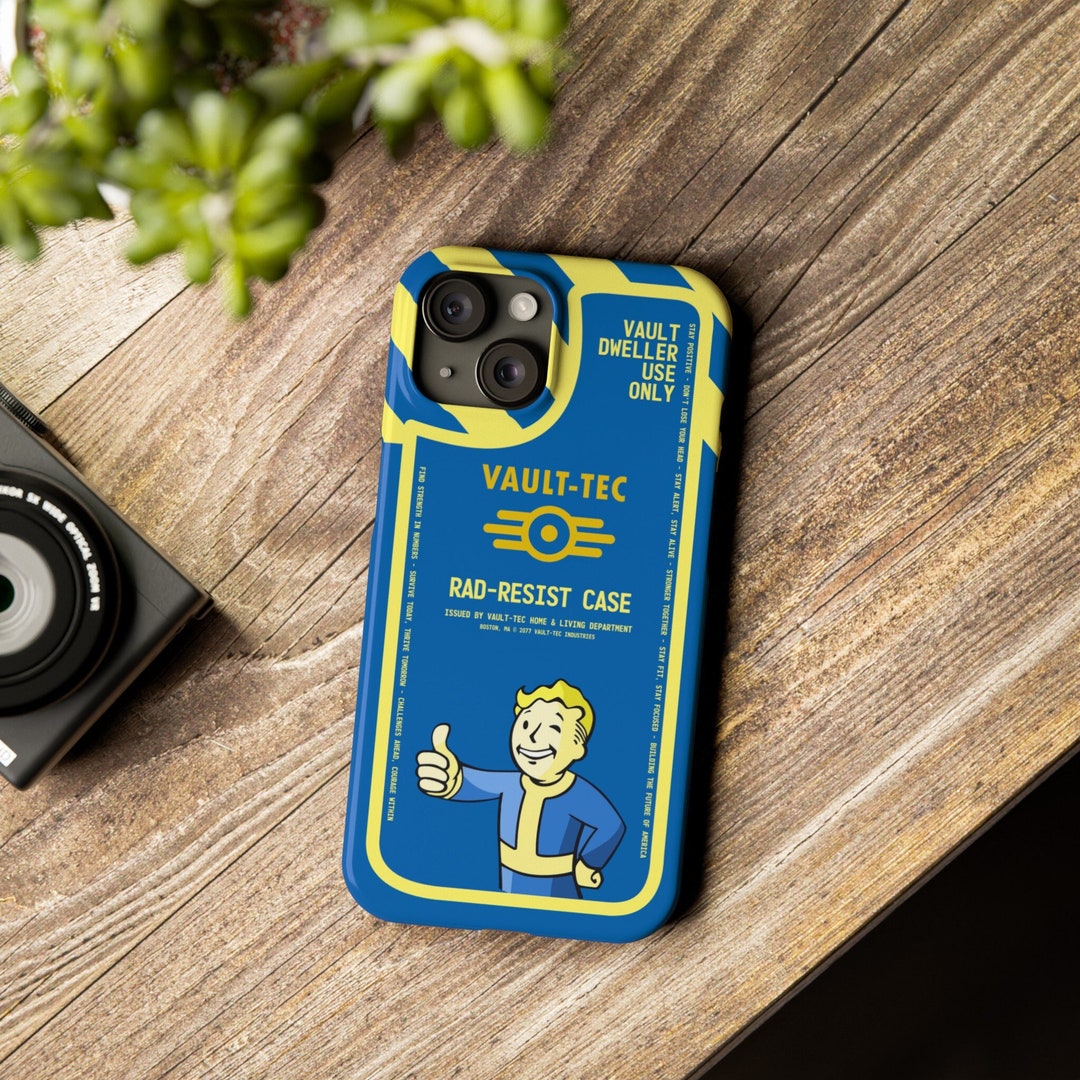 Fallout Vault-tec Vault Boy Slim iPhone Case Fallout Phone Case, Vault ...