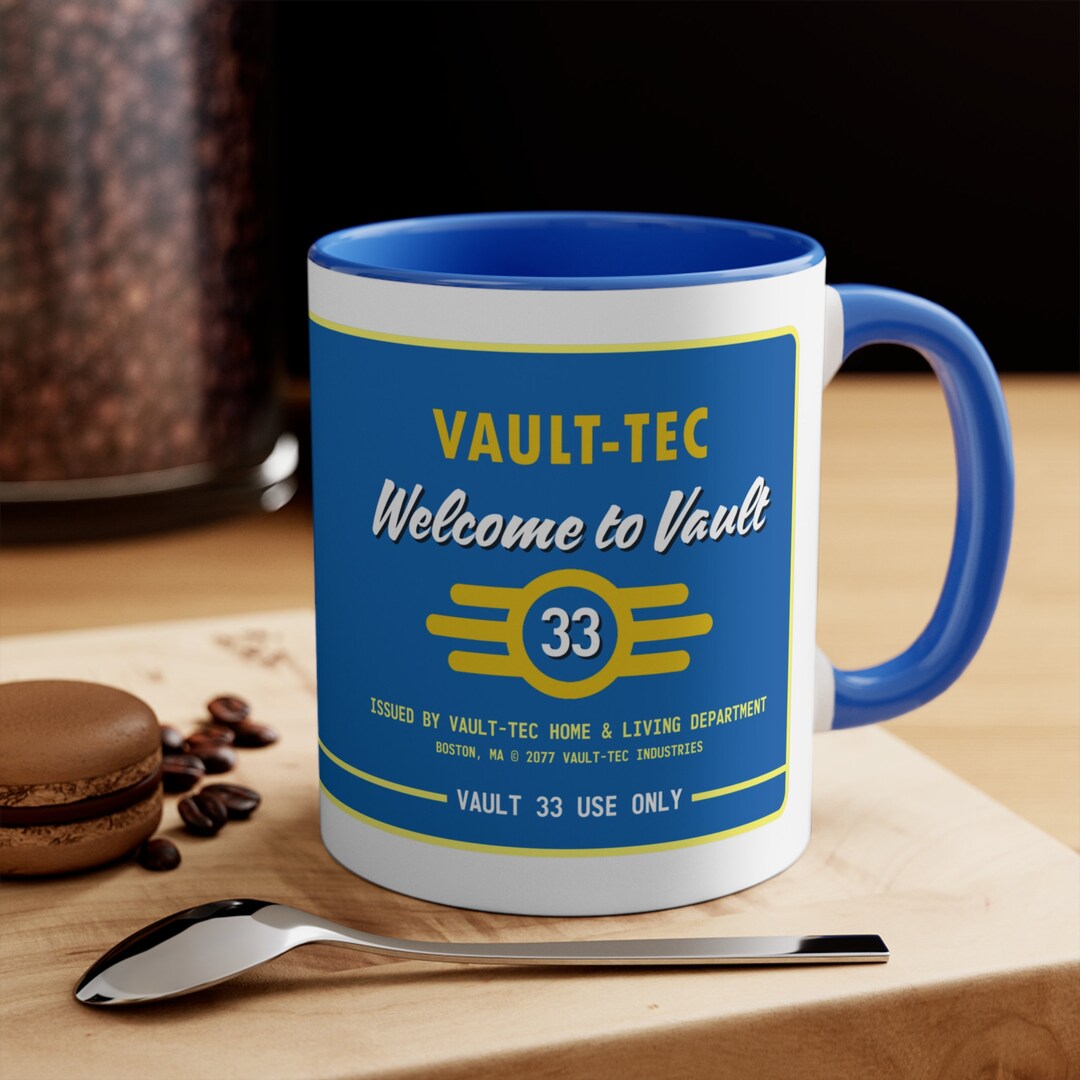 Vault-tec Vault 33 Fallout Coffee Mug 11oz Fallout, Fallout Mug, Coffee ...