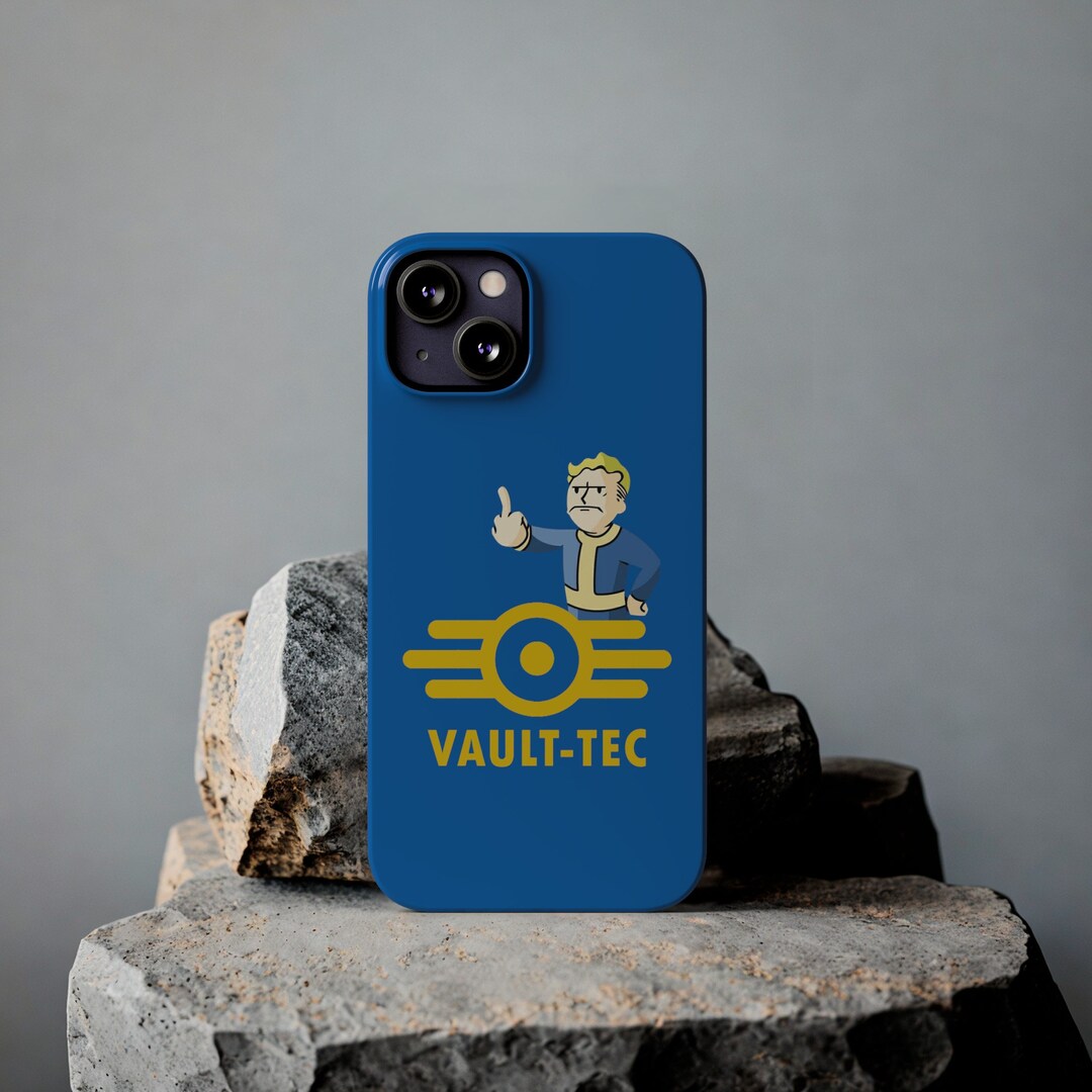 Vault Boy Fallout Vault-tec iPhone Case Vault Boy Middle Finger ...