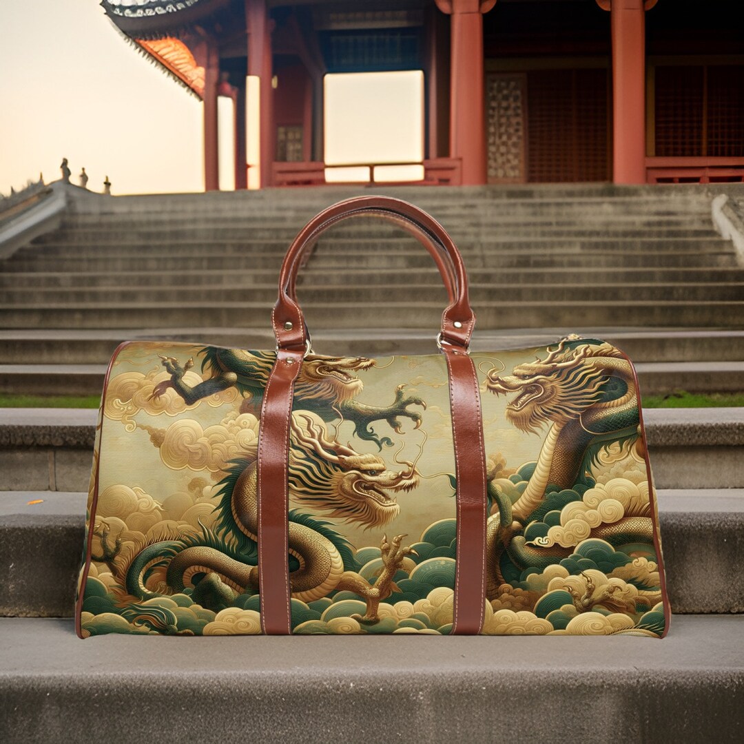 Golden Dragon Travel Bag Dragon Year, Year of the Dragon, Dragon Bag ...