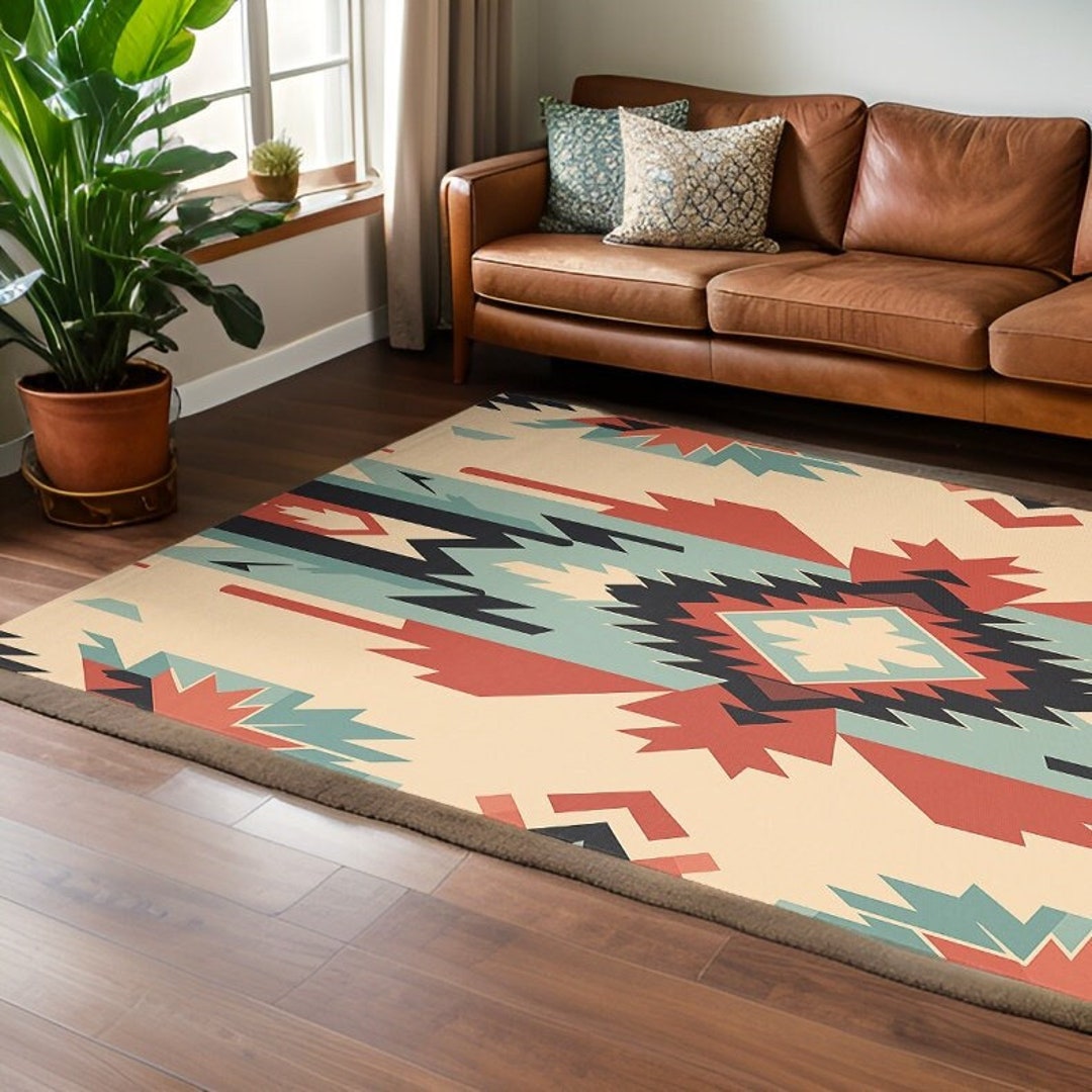 Western Desert Area Rug 3 Sizes Bedroom Rugs, Living Rugs, Rugs for ...