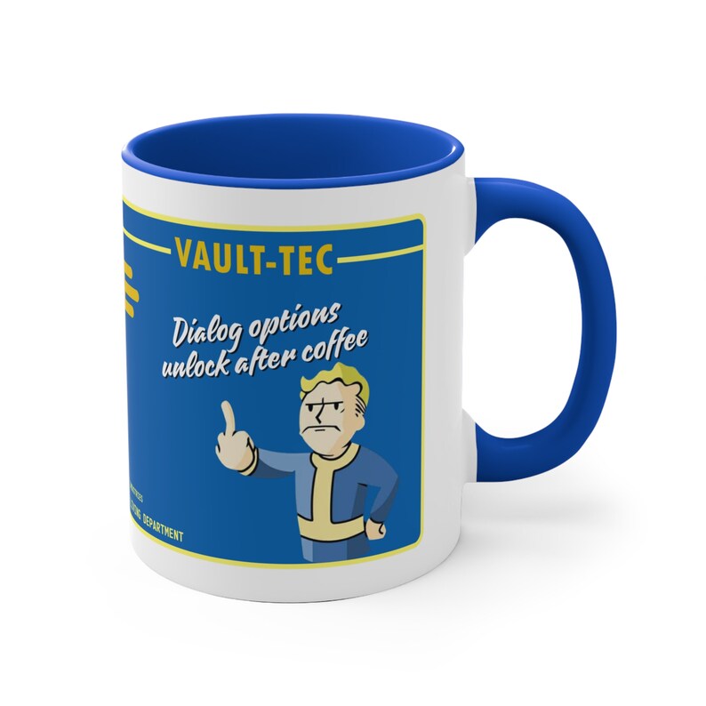 Fallout Vault Boy Joke Mug Vault-tec Coffee Mug 11oz Fallout, Vault Tec ...