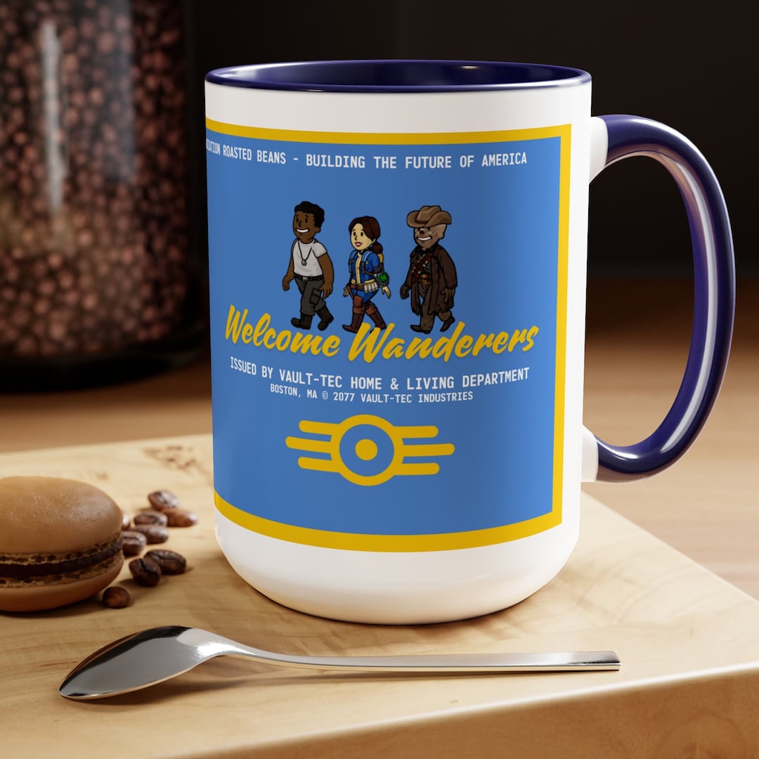 Fallout Ghoul Lucy Vault-tec Coffee Mug 15oz Big Coffee Mug, Fallout ...