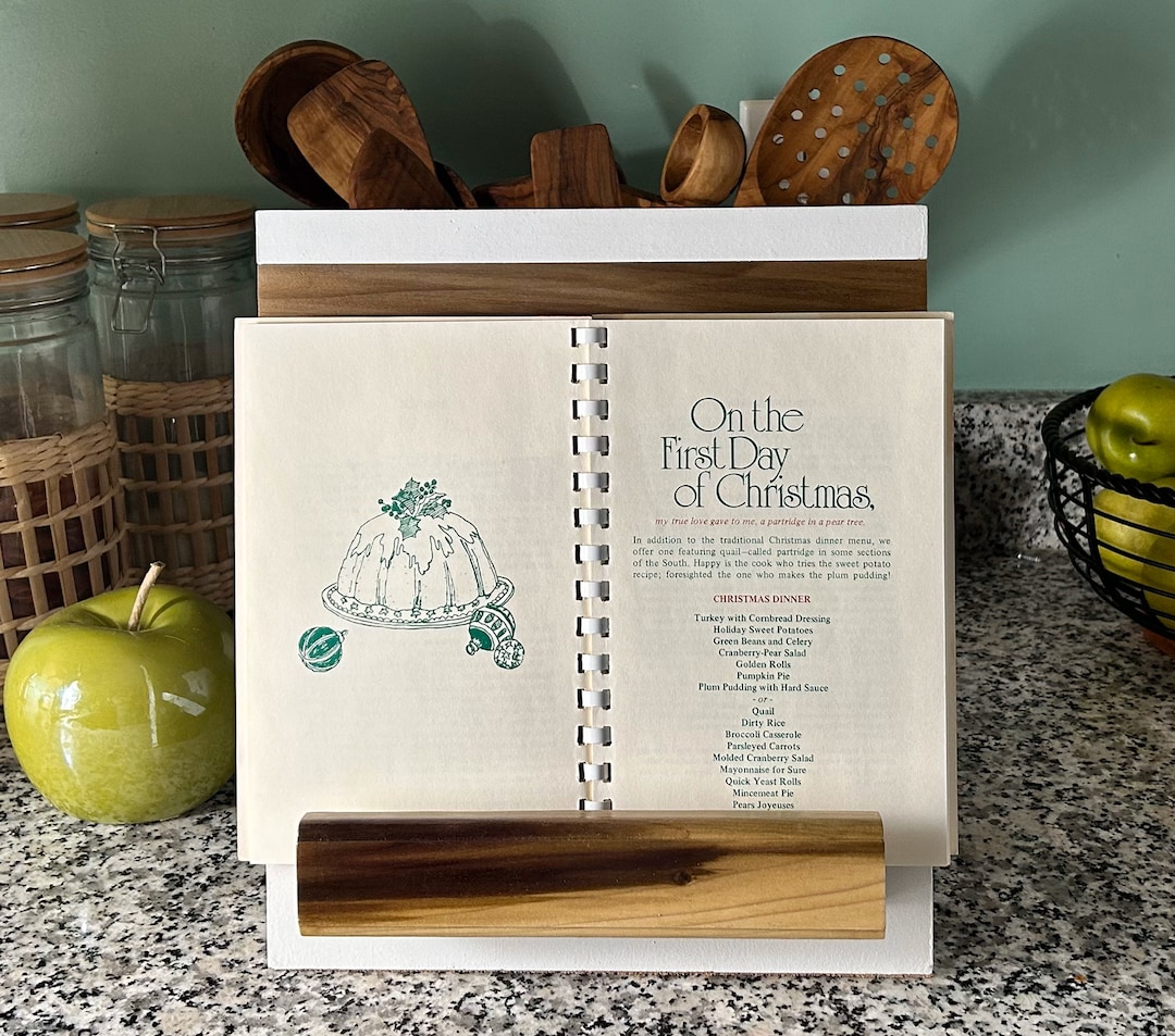 Cookbook Holder Tablet Stand Kitchen Accessory Book - Etsy